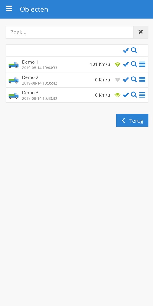 Tracker Login App - TrackerStore