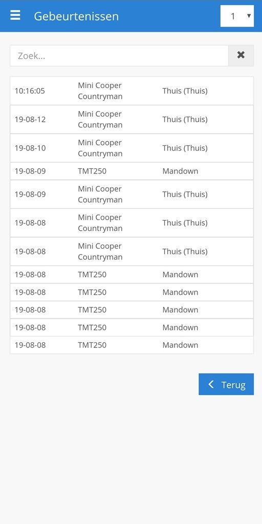 Tracker Login App - TrackerStore